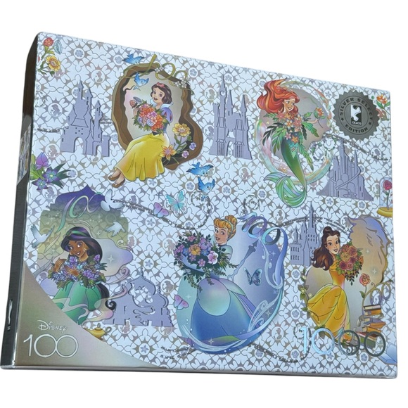 Disney | Toys | Disney Silver Select D0 Platinum Princesses 1000 Puzzle ...